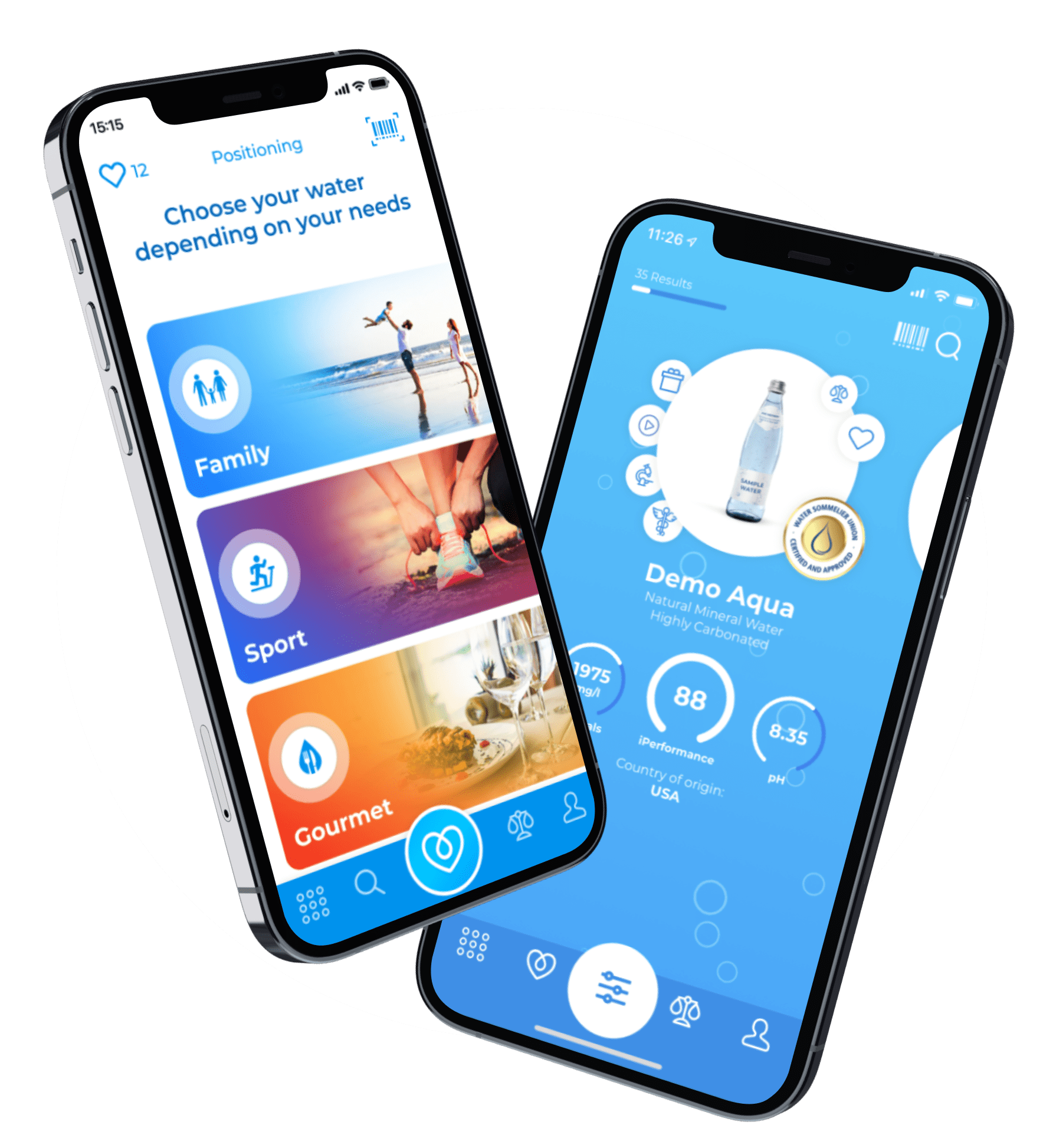 Home - PickAqua - World's first water choice app